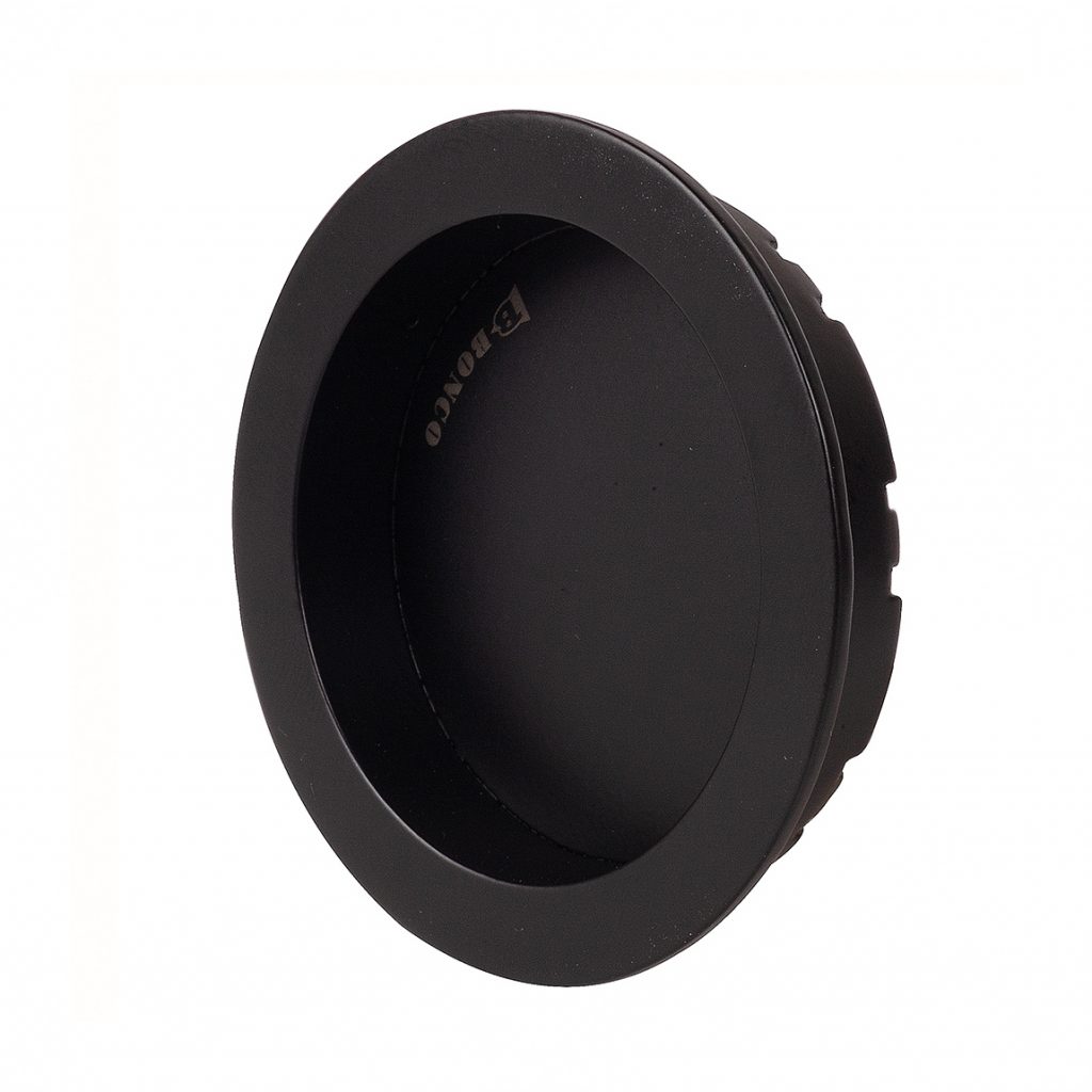 Flush Pull 56mm Dia BK - Scope Distributors