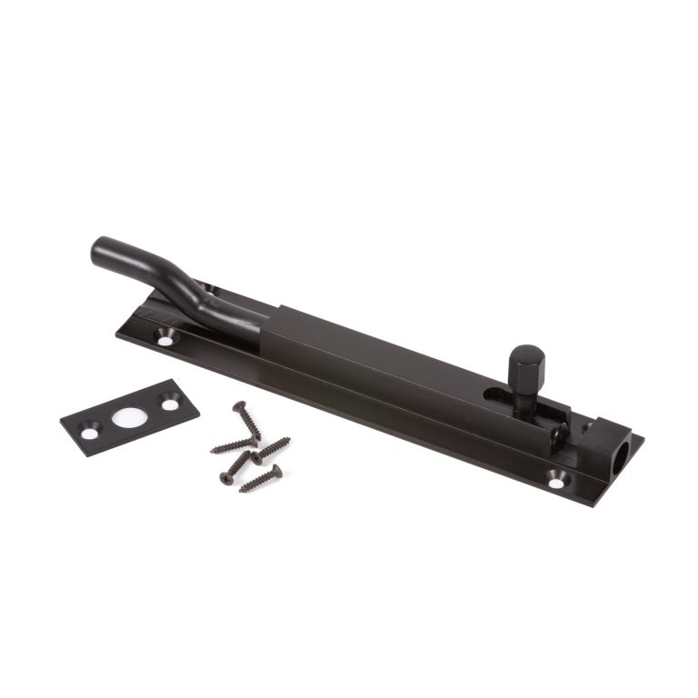 Necked Barrel Bolt Heavy Duty Brass Shoot With Screws Black - Scope ...